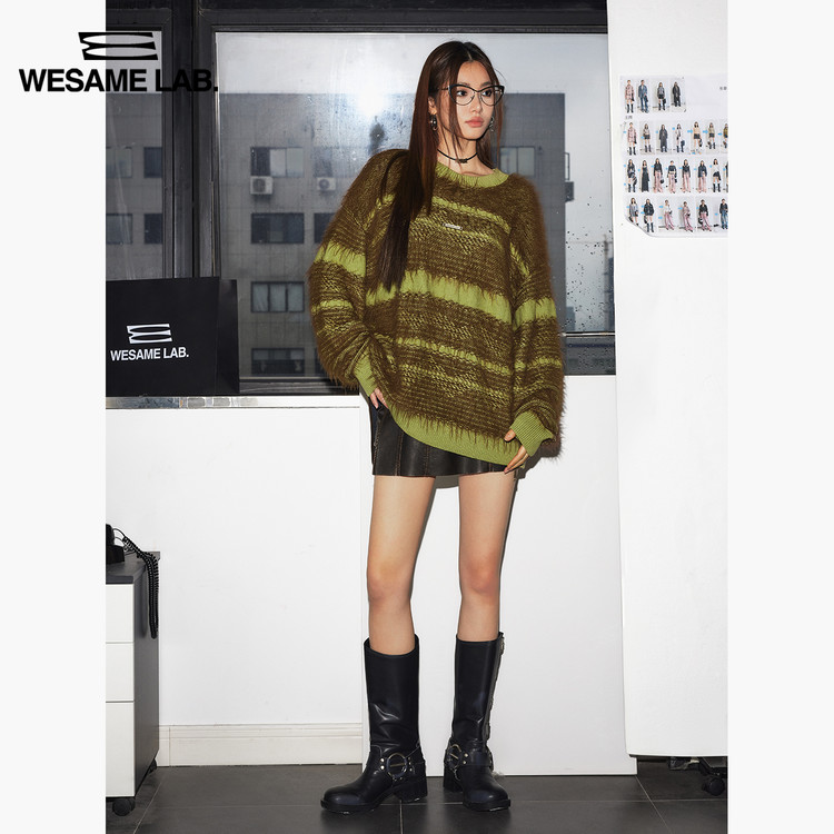 WESAME LAB original design loose fit nomad angora knit : 유스키트 YOUTHKIT