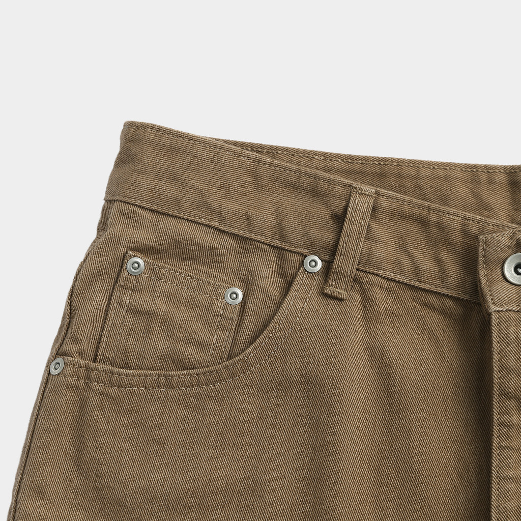 5p Denim Pants Brown Homly