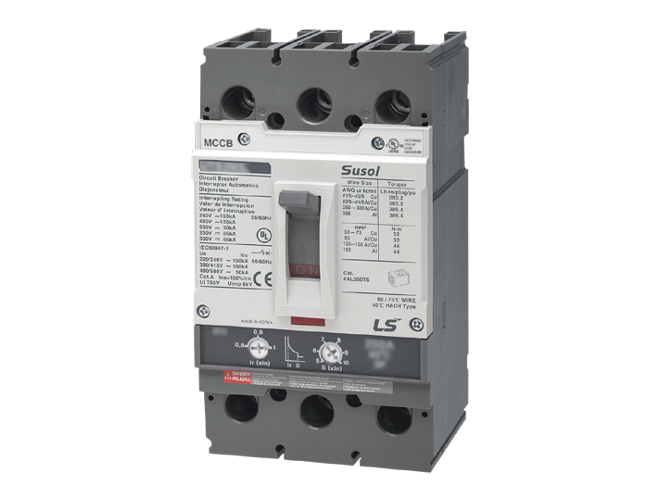 UTS150N FTU 3P 40A, 50A, 60A, 70A, 80A, 90A, 100A, 125A, 150A, UL MCCB, UL 차단기, LS UL : 투에스케이
