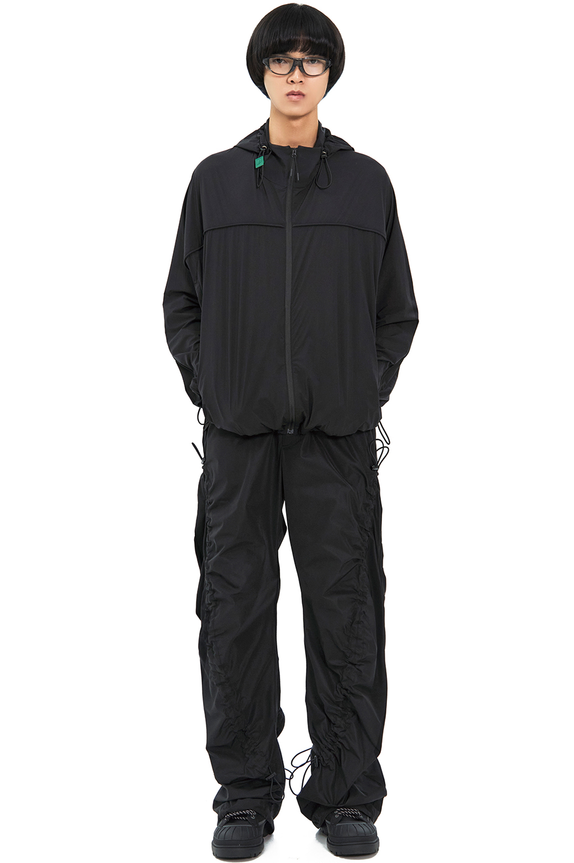 Washable rain string jacket (black) : 더 아이덴티티 프로젝트 LAB