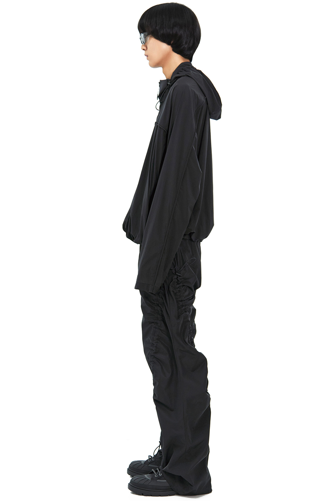 Washable rain string jacket (black) : 더 아이덴티티 프로젝트 LAB