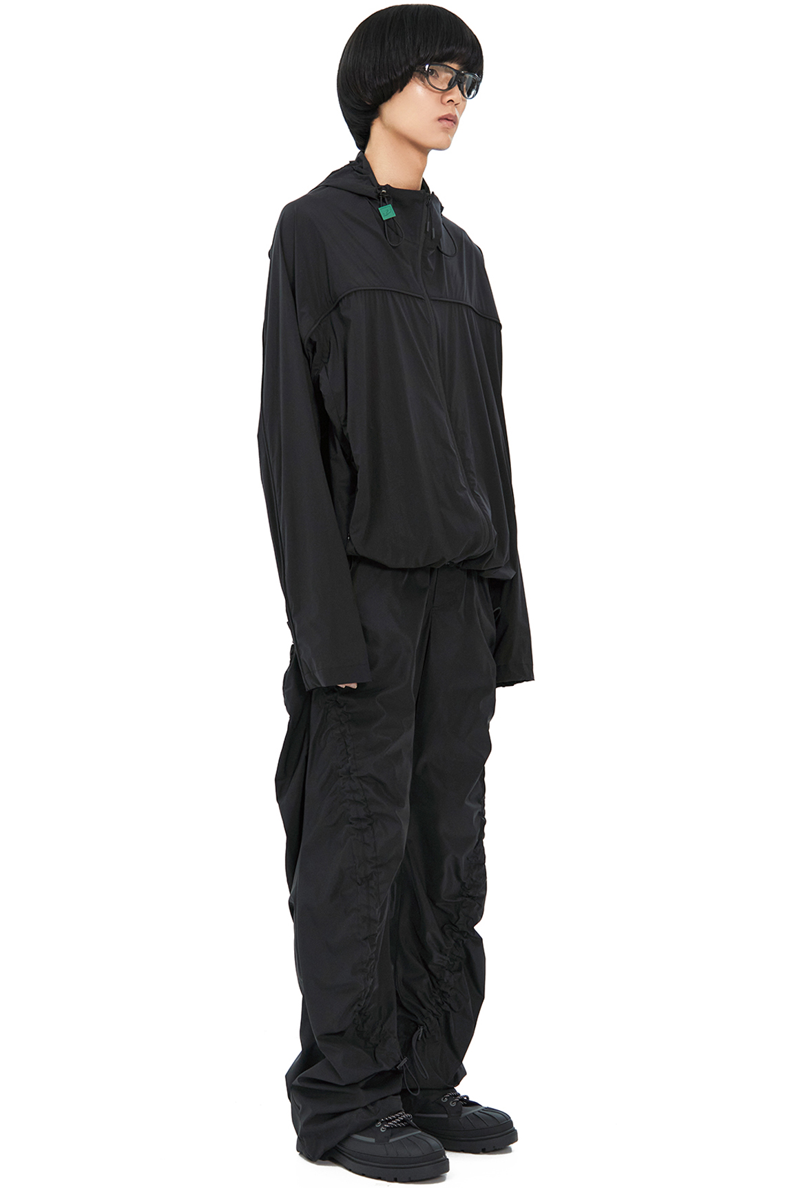 Washable rain string jacket (black) : 더 아이덴티티 프로젝트 LAB