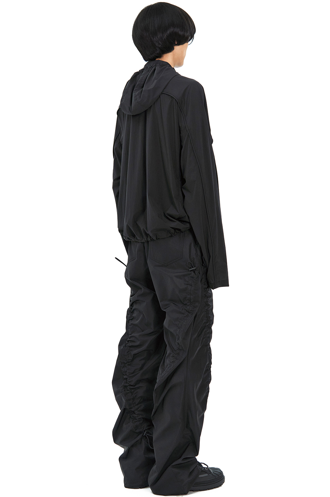 Washable rain string jacket (black) : 더 아이덴티티 프로젝트 LAB