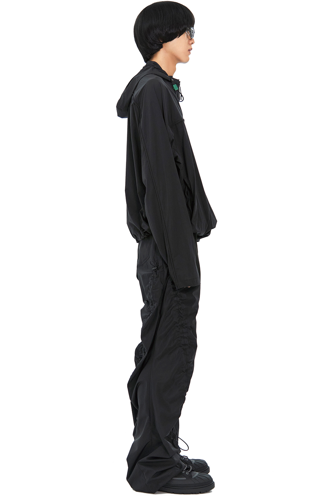 Washable rain string jacket (black) : 더 아이덴티티 프로젝트 LAB