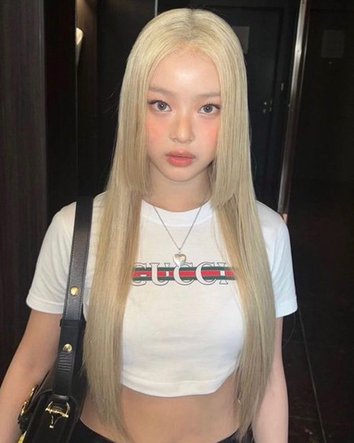 구찌 SS24 금발로 나타난 뉴진스 하니 : 데일리패션뉴스 - dafanew