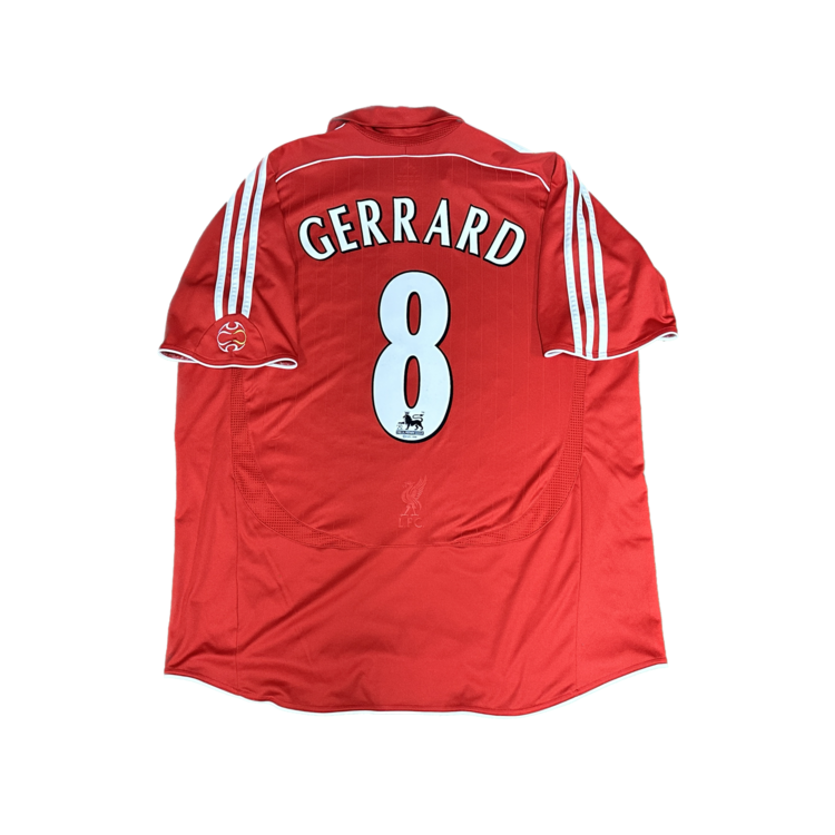 2006-2007 Liverpool Home #8 Gerrard Shirt - XL : 433 SEOUL