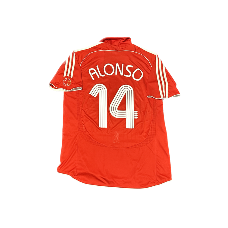 2006-2008 Liverpool Home #14 Alonso Shirt - L : Collector's Room