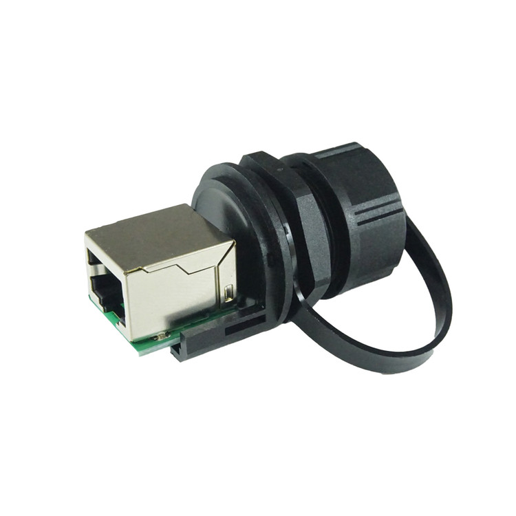 RJ45 Socket Assmbly & Dust Cap Assembly (방수) : 주성컴포넌트(주)