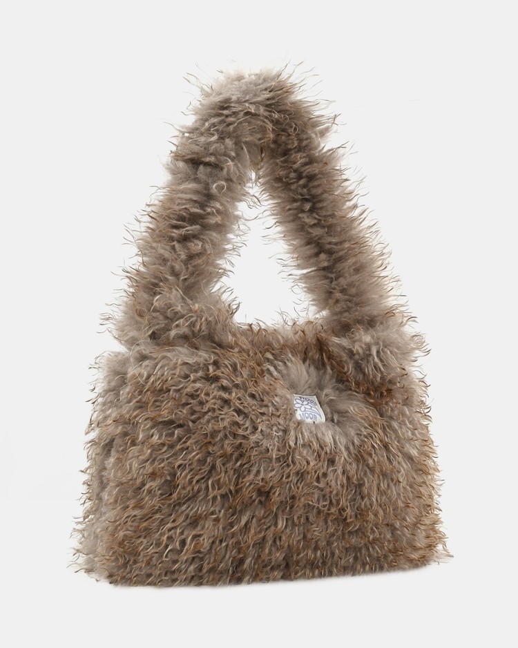 Fluffy big bag, fur bag