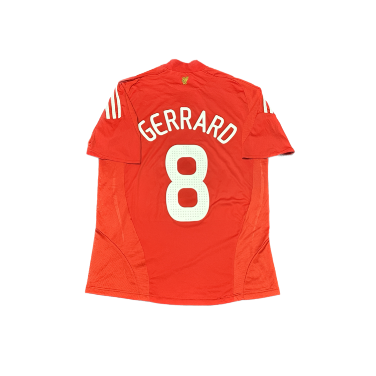 2008-2009 Liverpool Home #8 Gerrard Shirt - M : 433 SEOUL