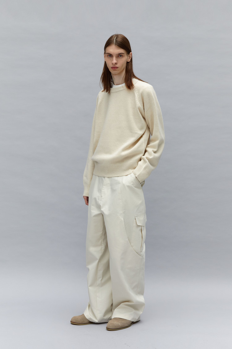wool standard raglan knit (ivory) : AUBOUR - 아우브아워