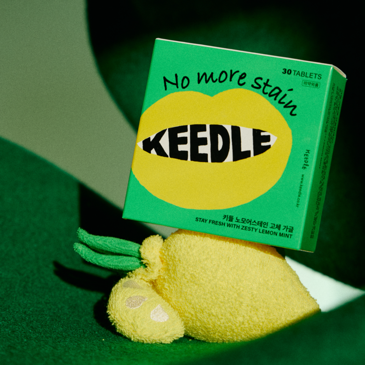 [고체가글] KEEDLE No more stain (30개입) : 고체가글 키들 KEEDLE