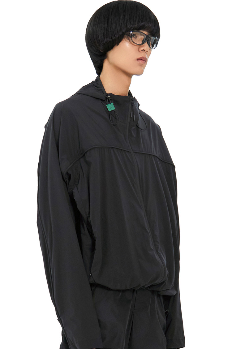 Washable rain string jacket (black) : 더 아이덴티티 프로젝트 LAB