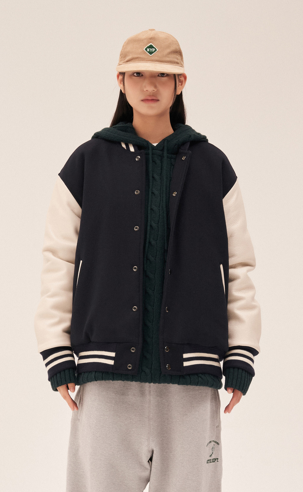 N.Y.P. - Varsity Jacket (deep blue)