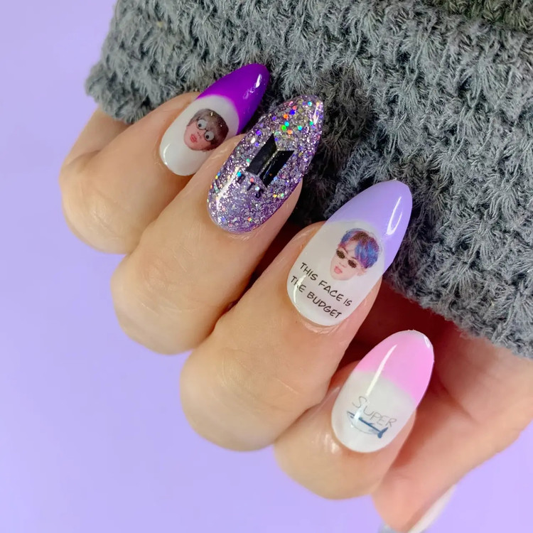 hongdae nailart, BTS nail