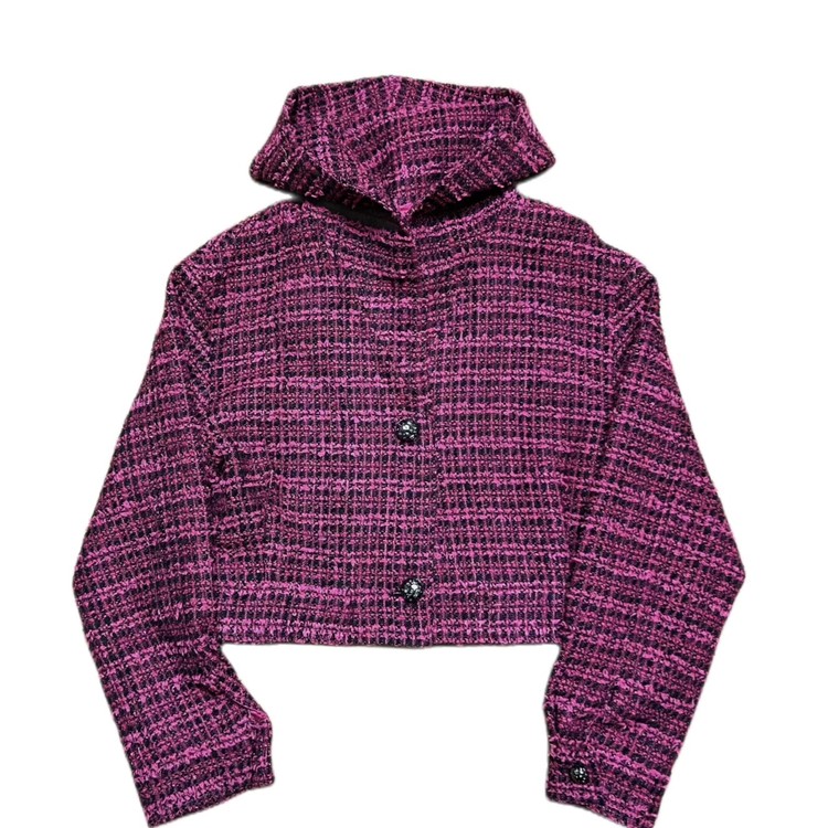 [select made]lolo tweed hood(바로배송) : moee