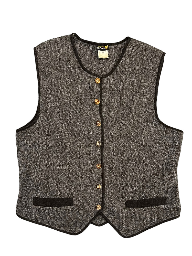 McDavid knit vest (made in GERMANY) : RAG STORE
