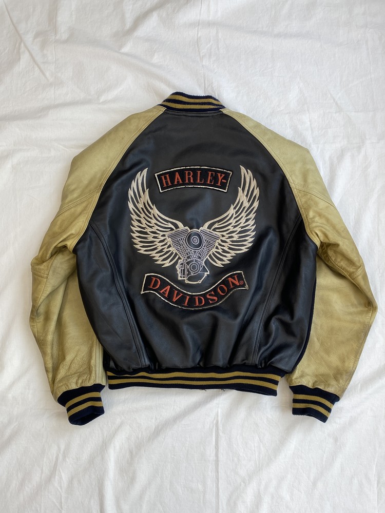 1990's Harley Davidson Varsity Jacket (105) : 라이트하우스 스토어