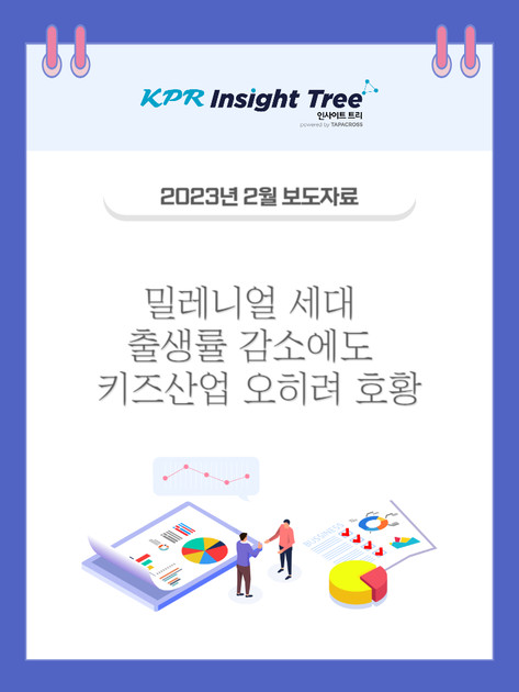 [2023년 2월] 밀레니얼 세대 출생률 감소에도 키즈산업은 오히려 호황 : KPR Insight Tree | 뉴스룸