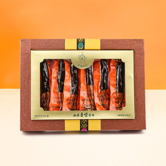 Goryeo Red Ginseng Jeonggwa Silk-Wrapped Box(Individual packaging ...