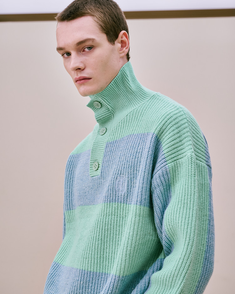 Stripe hachi knit (M) / 3 Colors : TETE | 테테