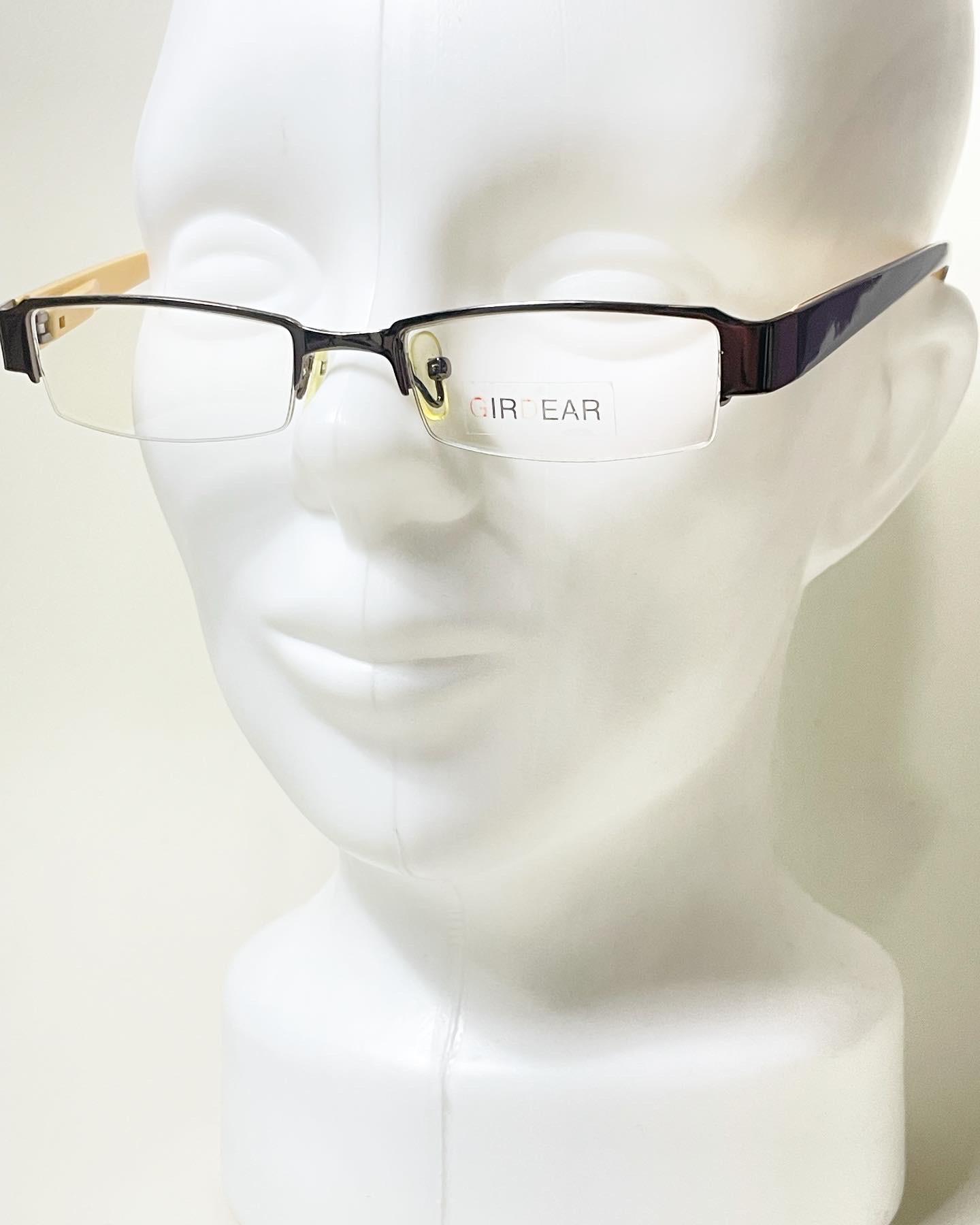90s GIRDEAR Half-Rimmed Glasses (made in Italy) : Share the vibe