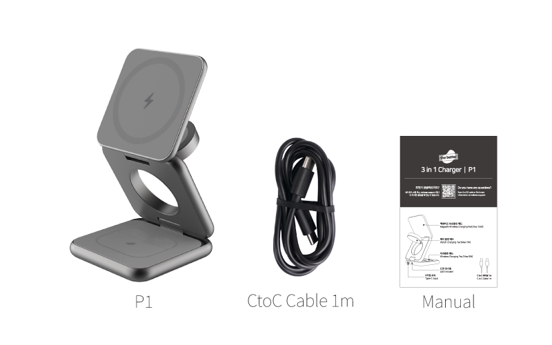 P1 | The better 3in1 Wireless Charger : Charger - Product Manual ...