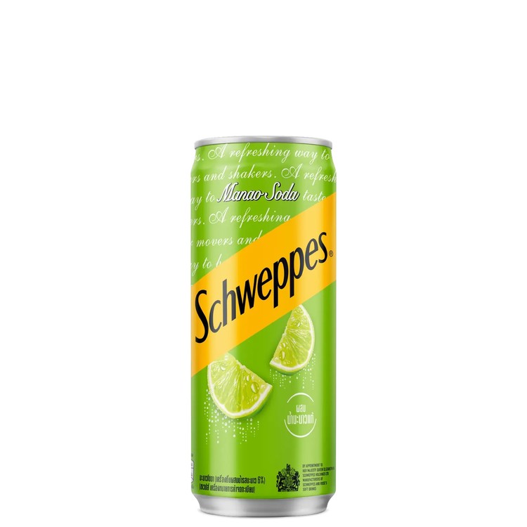 Schweppes/슈웹스 라임 소다 330ml : 니코니코 타이 마켓 / 태국 구매 대행