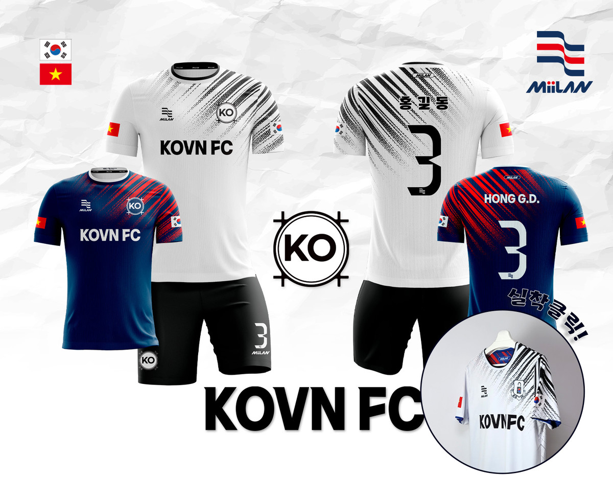 KOVN FC양면유니폼(C.50D실키밀란) : 밀란코리아