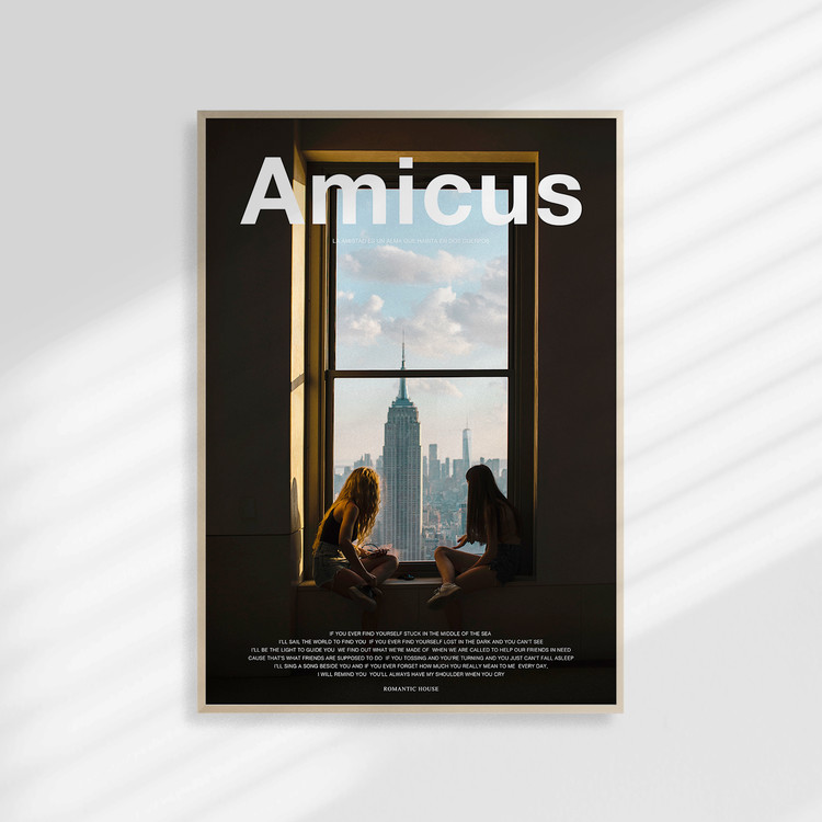 로맨틱하우스 미드센츄리 포스터 AMICUS NO.004 [MID CENTURY POSTER AMICUS NO.004]