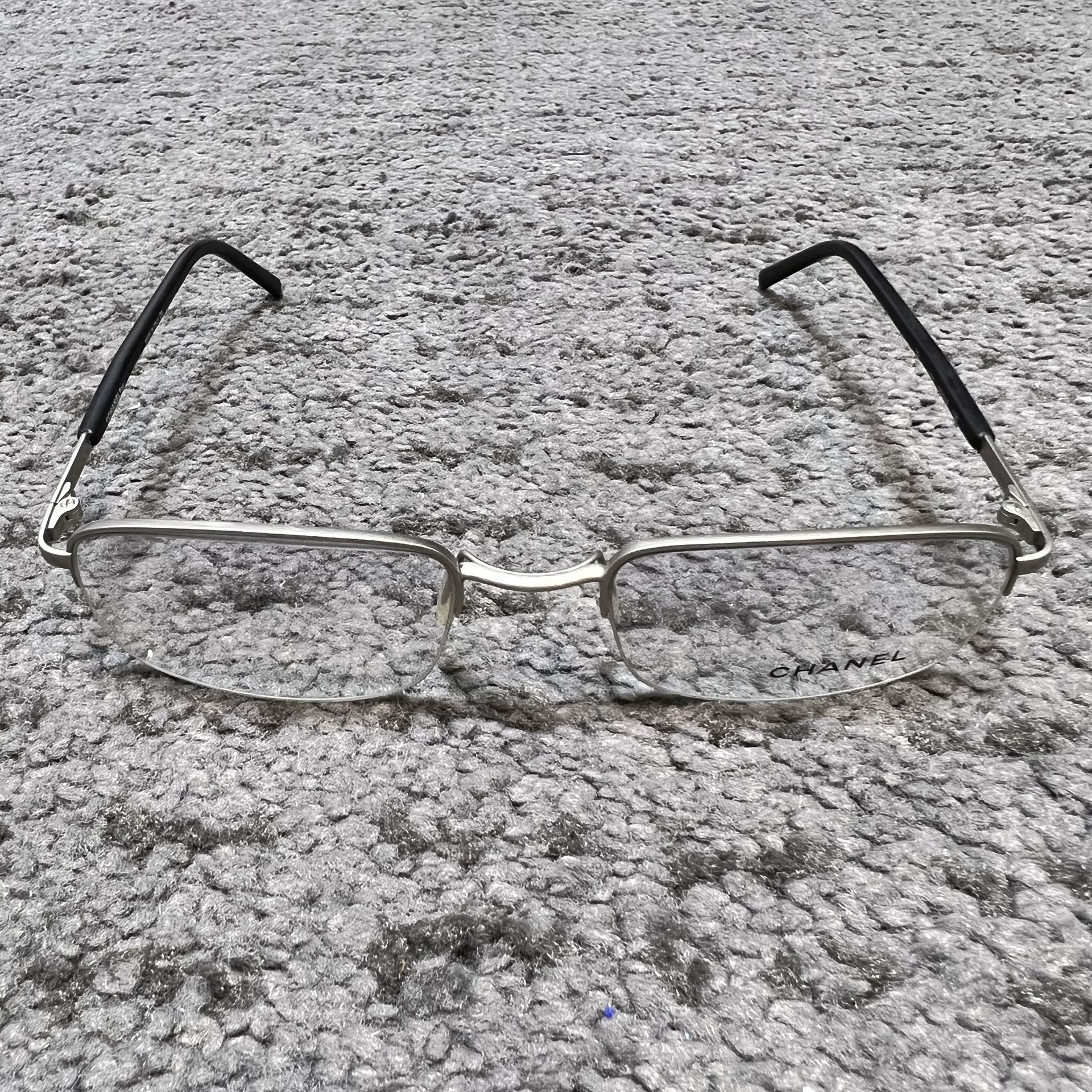 vintage chanel silver frame glasses : soberseoul