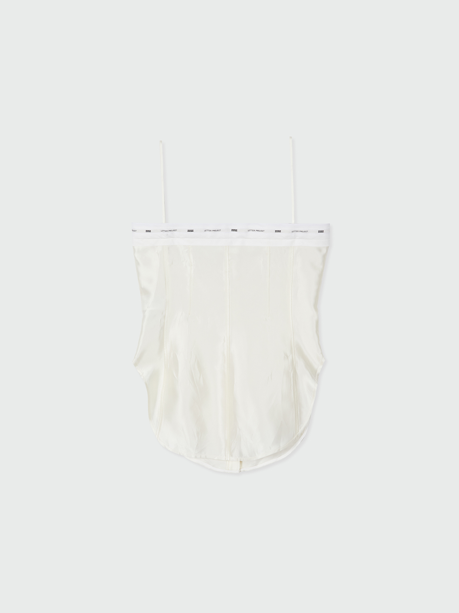 XIVIA Sleeveless Buttoned Top - Ivory : EENK