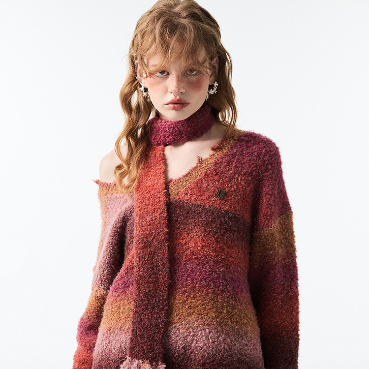 1JINNSTUDIO tessle muffler knit dress : 유스키트 YOUTHKIT