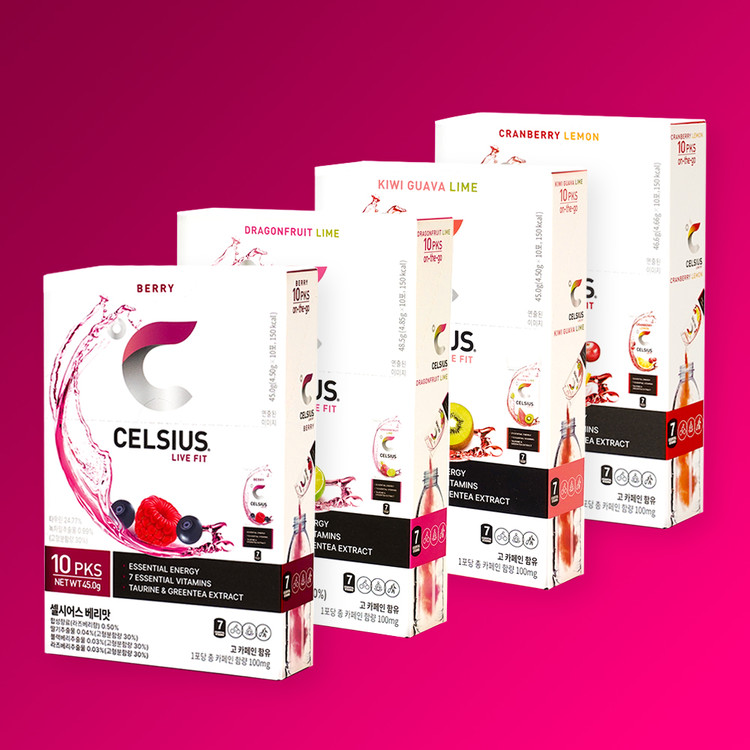 [이향 X CELSIUS]셀시어스 에너지 비타민 피트니스 드링크 OTG 파우더 : 셀시어스