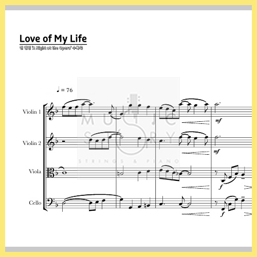 [String Quartet] Love Of My Life (Queen) : Mstring