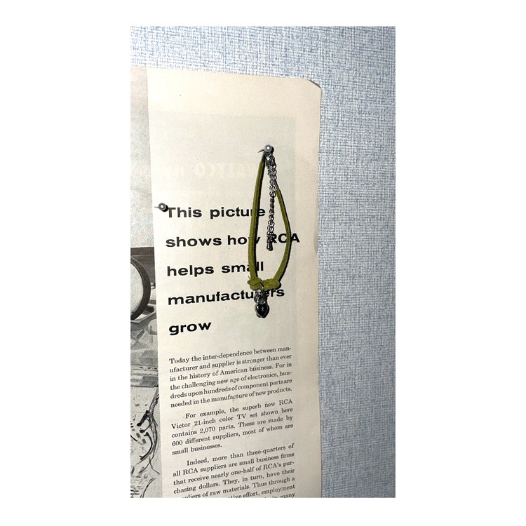 suede lock key pendant bracelet : room for five cats