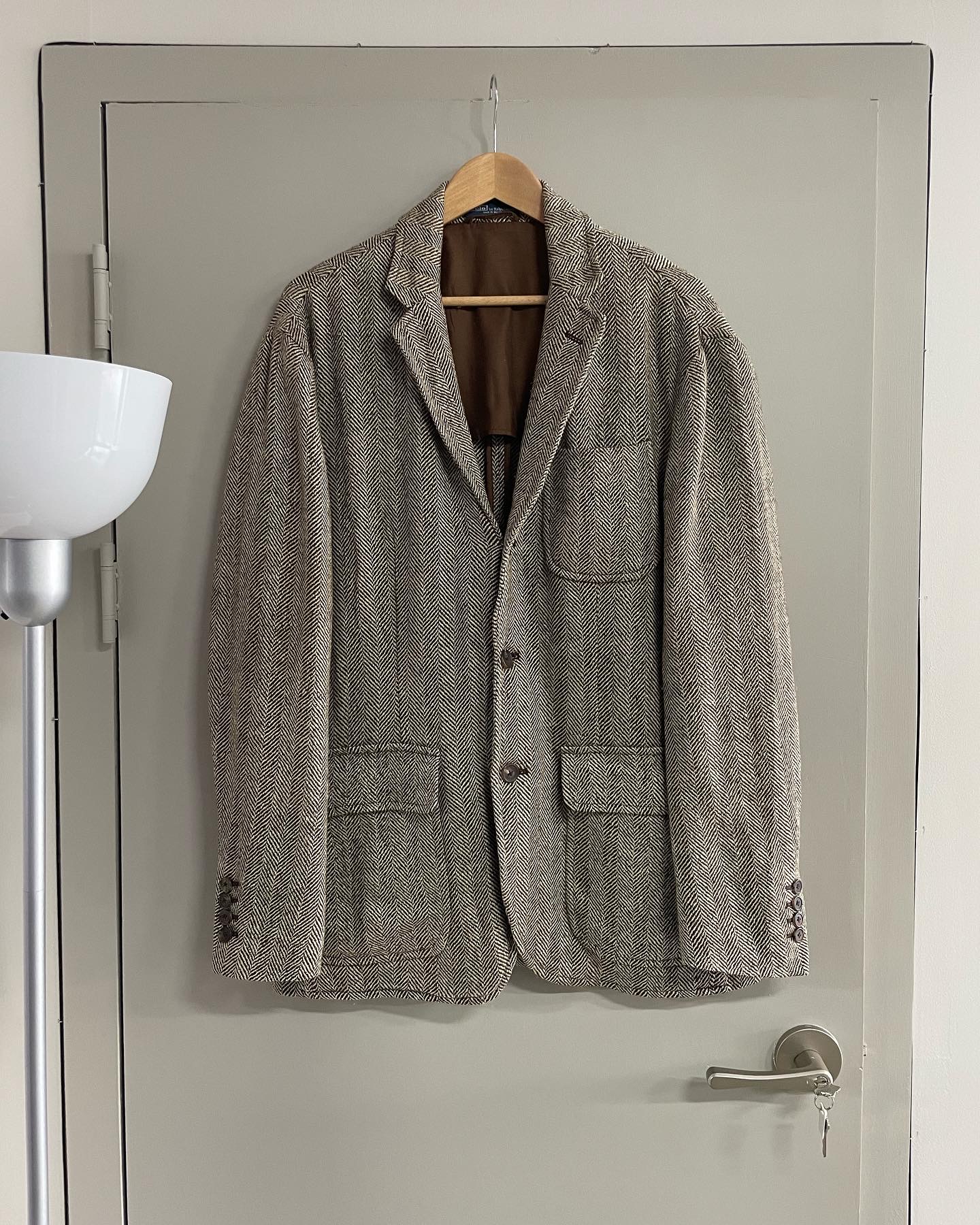 Polo Ralph Lauren 3B Herringbone Tweed Jacket (105-108) : Share the vibe