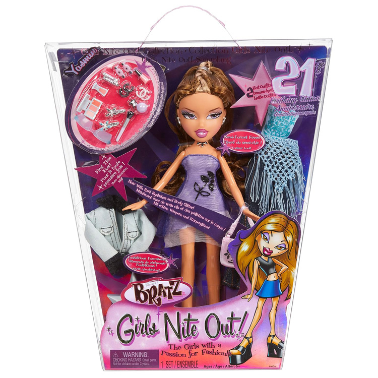 브라츠 Nite Out 21번째 생일 에디션 패션 인형 야스민 / Bratz Girls Nite Out 21st Birthday ...