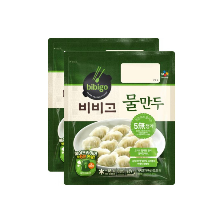 비비고) 비비고 물만두 278g × 2 기획 : 에프원마켓-한우,소고기는 역시 F1 Market