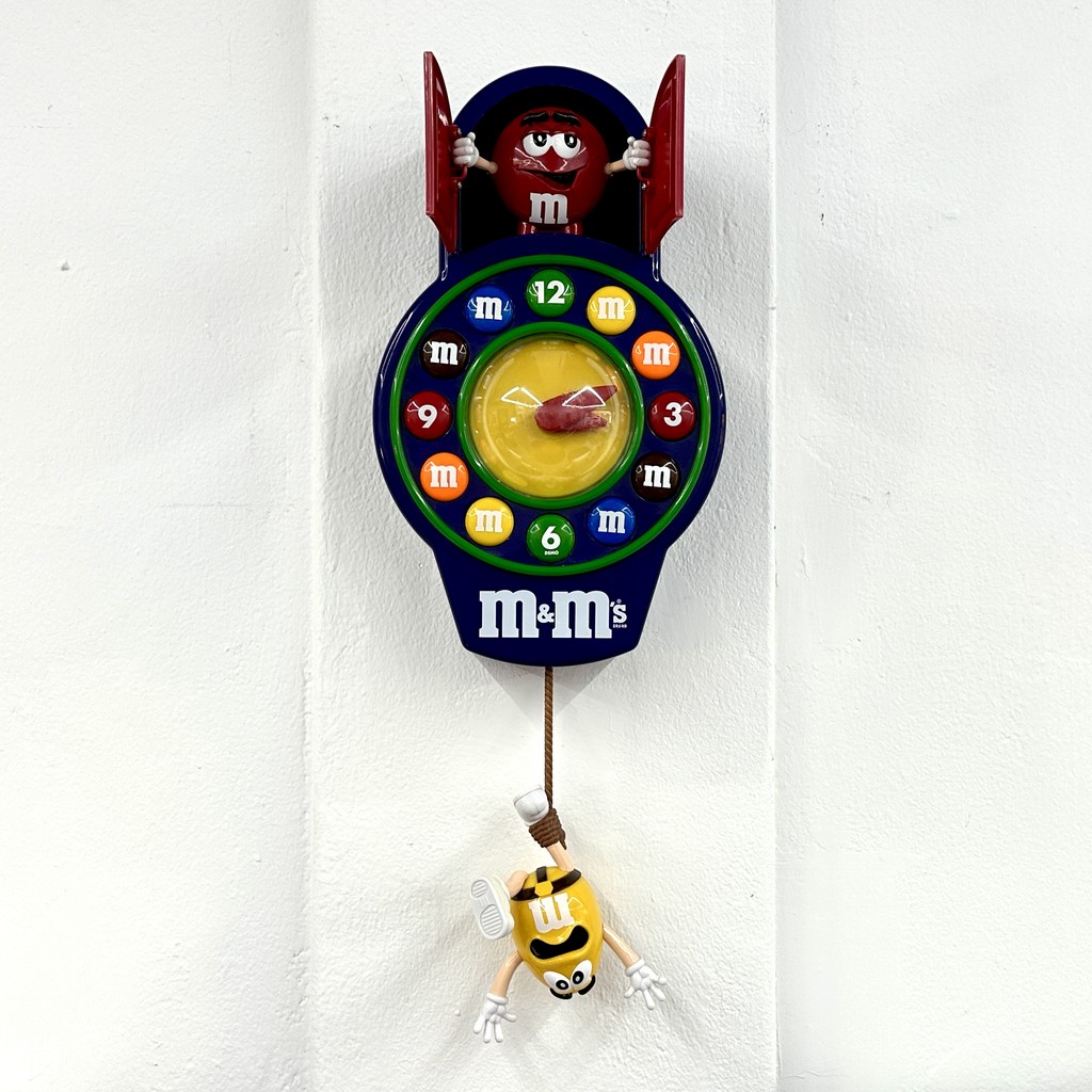 1990’s M&M’s ANIMATED WALL CLOCK : MULTITAP