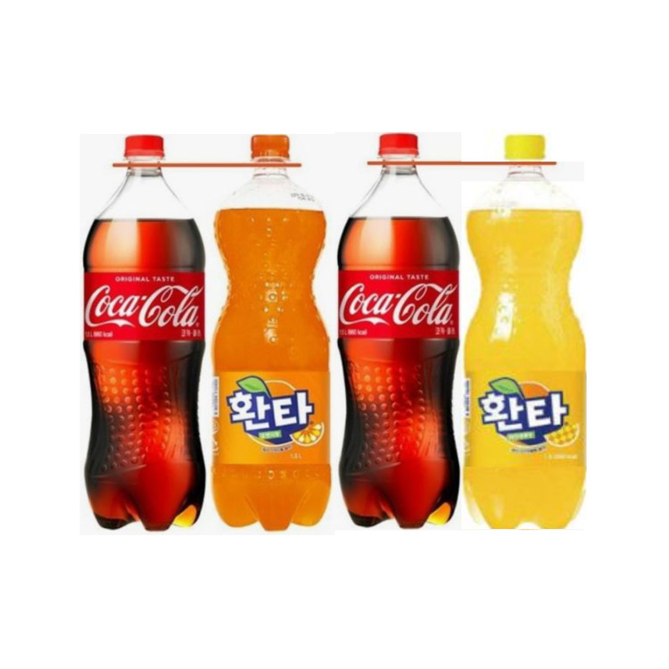 코카콜라) 코카콜라 1.5L + 환타 1.5L 기획 2종 택 1 : 에프원마켓-한우,소고기는 역시 F1 Market
