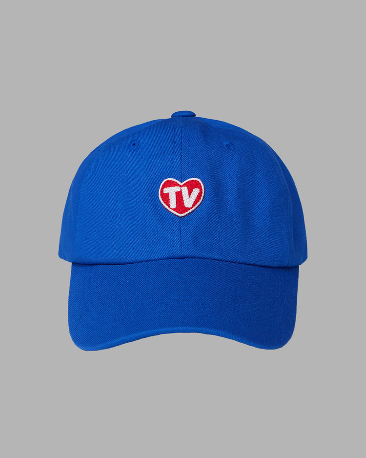TV HEART LOGO BALLCAP (BLUE) : THE MUSEUM VISITOR