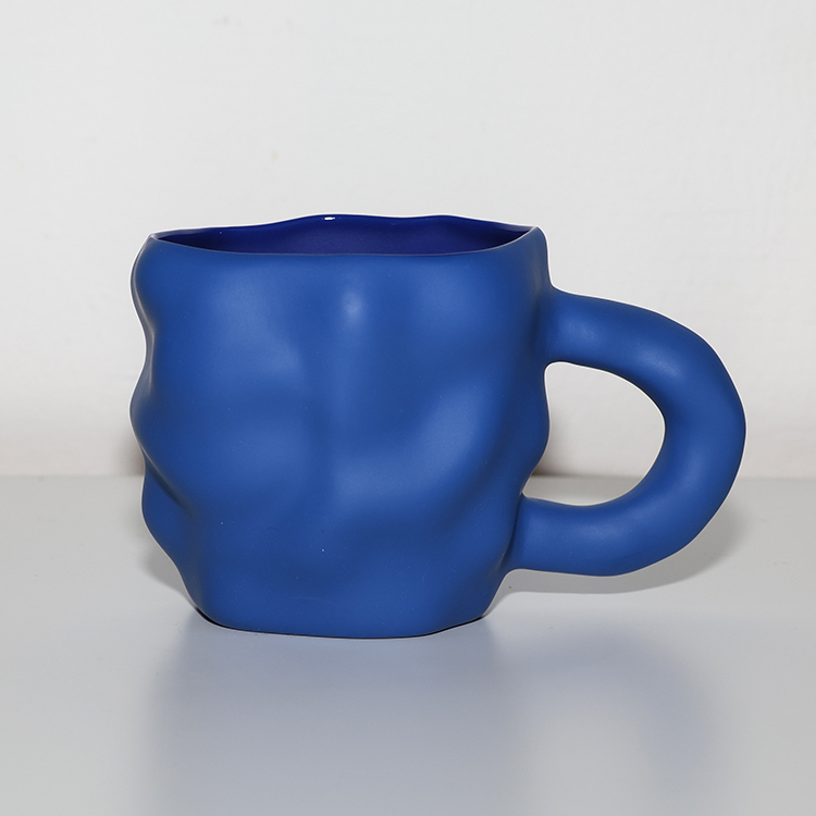 Lumpy Mug - Cobalt Blue (MATT) : MUSHMUSH