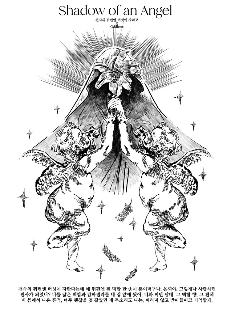 [Shadow of an Angel] Shadow of an Angel a4 poster : Oddlette