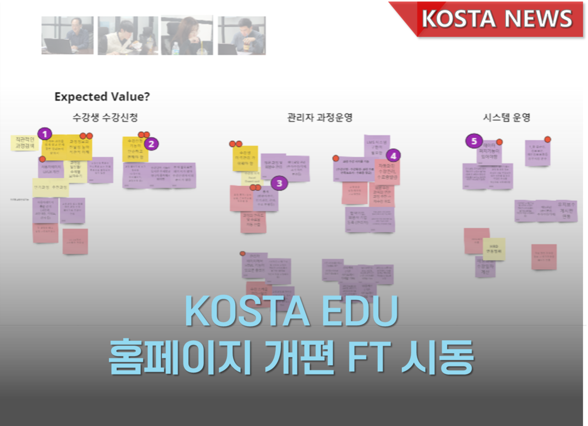 [KOSTA NEWS] KOSTA EDU 홈페이지 개편 TF 시동... : KOSTA 한국소프트웨어기술진흥협회