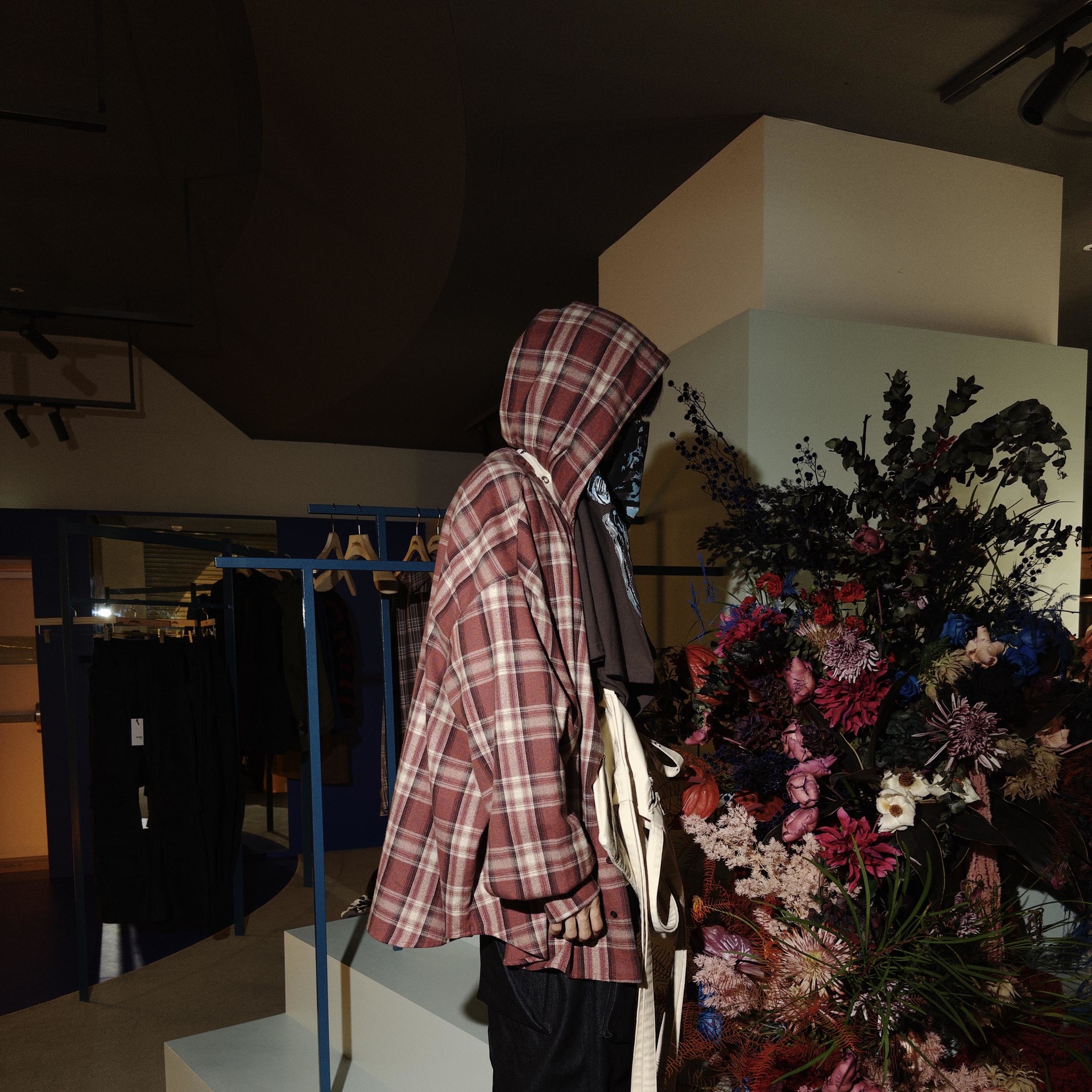 PAS - 077 Check Hoodie : OURPAS