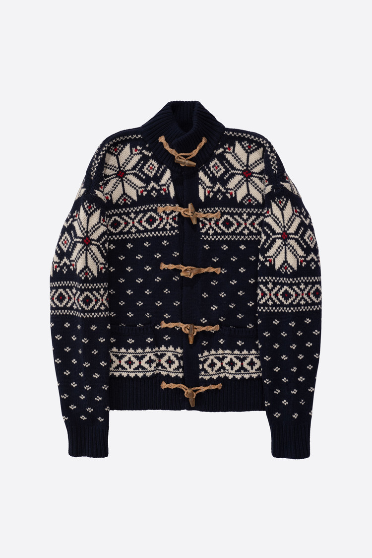 [110] Polo Ralph Lauren Wool Toggle Cardigan Sweater Aztec No. 5307 ...
