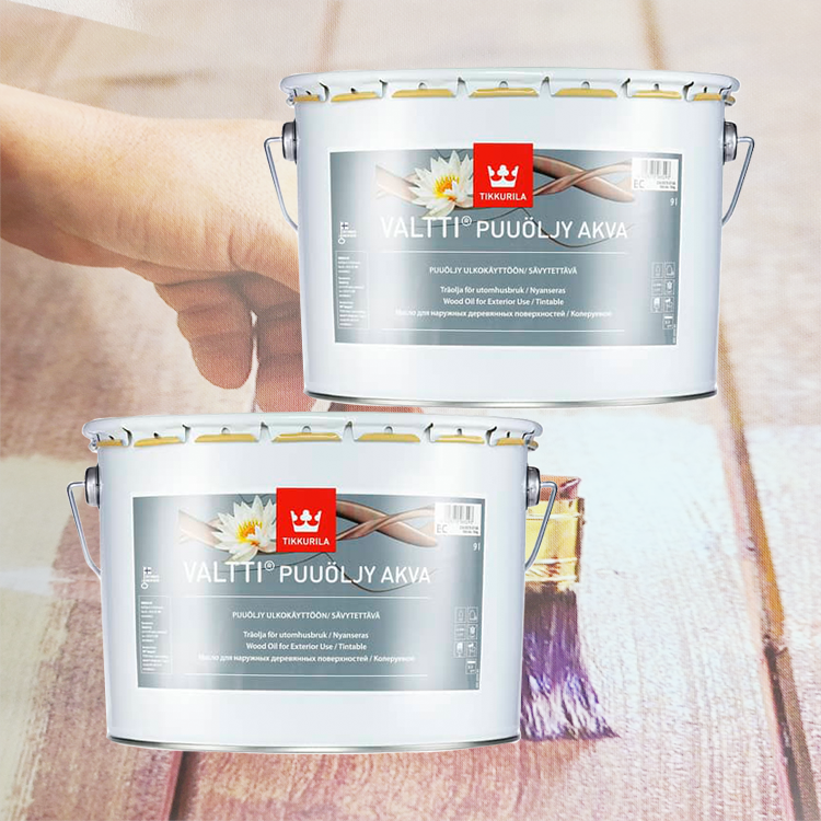 페인트 티쿠릴라 발티 아크바 우드 오일 VALTTI AKVA 9L : 나바론 종합상사