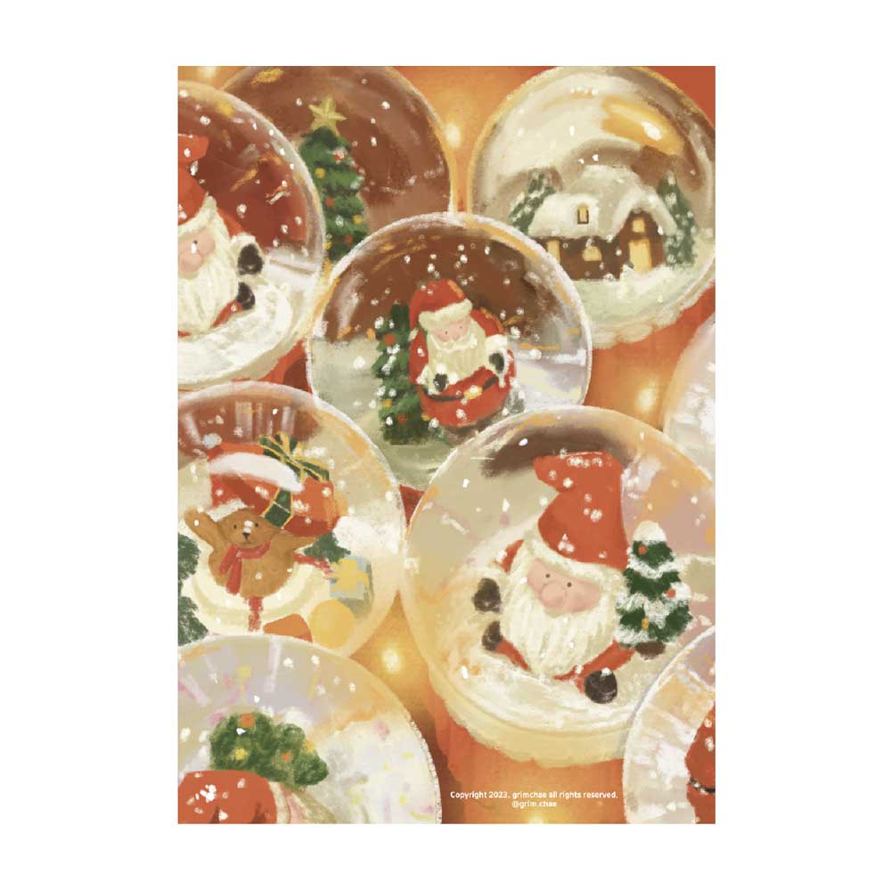 [그림채] 스노우볼 포스터 - A3 : paperuler