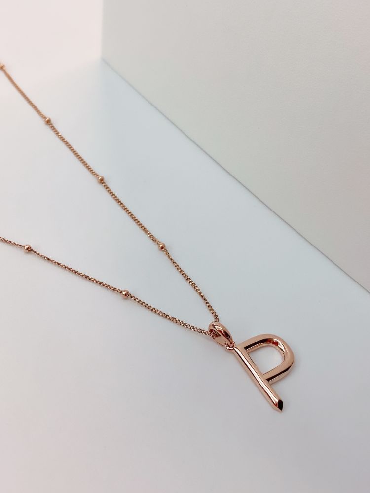 메종 이니셜 목걸이 - P : 어메종 Aumaison | 매일 착용하는 클래식 & 프리미엄 주얼리